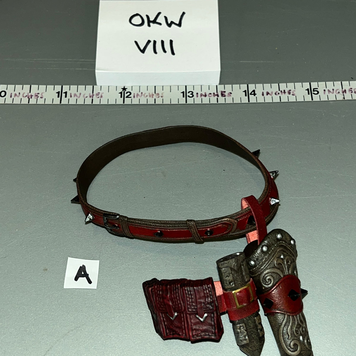 1/6 Scale Spawn Gunslinger Hell Dominator Western Holster and Belt - C ...