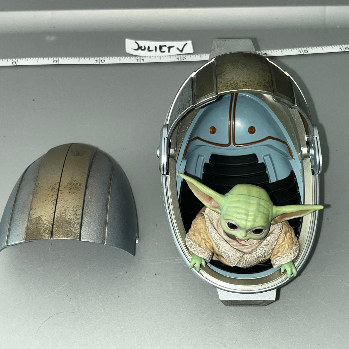 1/6 Scale Star Wars Grogu And Clam Shell - Hot Toys Mandalorian ...