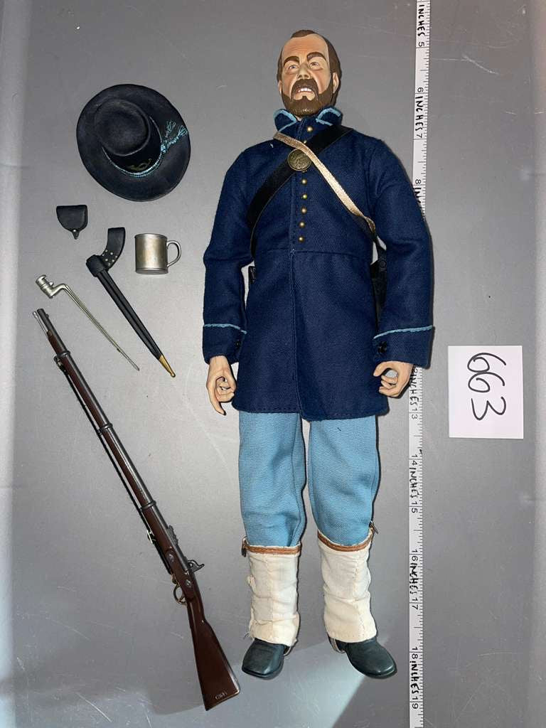 1:6 Scale American Civil War Union Dressed Figure - Sideshow etc ...