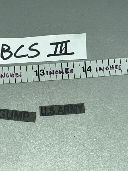 1/6 Scale Vietnam US 101st Hamburger Hill - Name Tag Tape Set - QORang ...