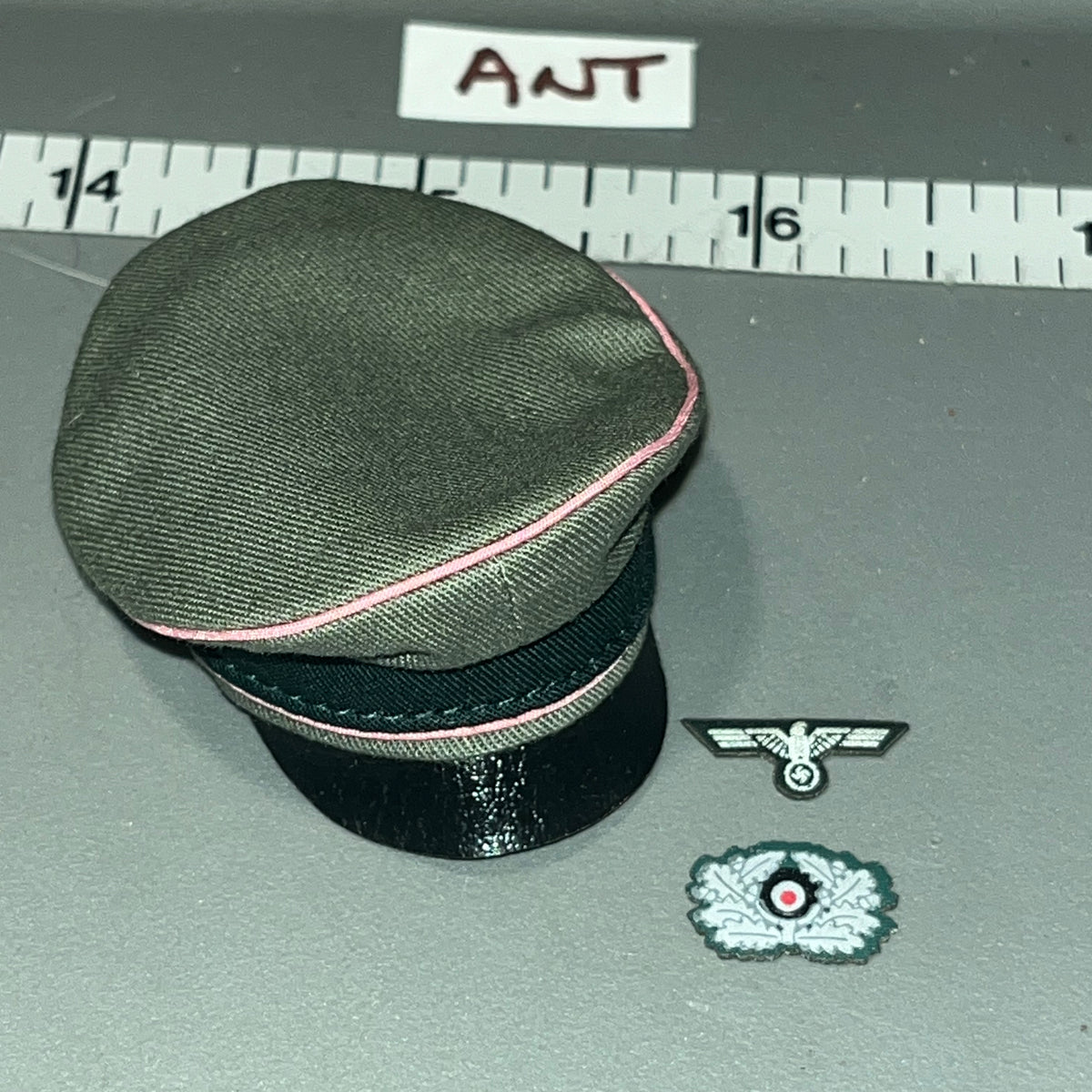 1/6 Scale WWII German Officer Cap - DID Jager Panzer Commander – Zhukov ...