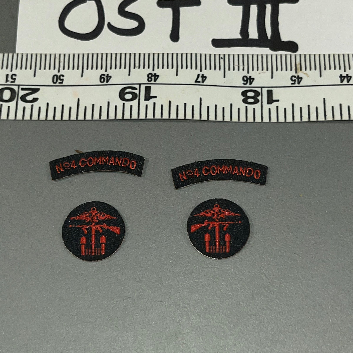 1/6 Scale WWII British Royal Marine Commando Patches - UJINDOU Sniper ...