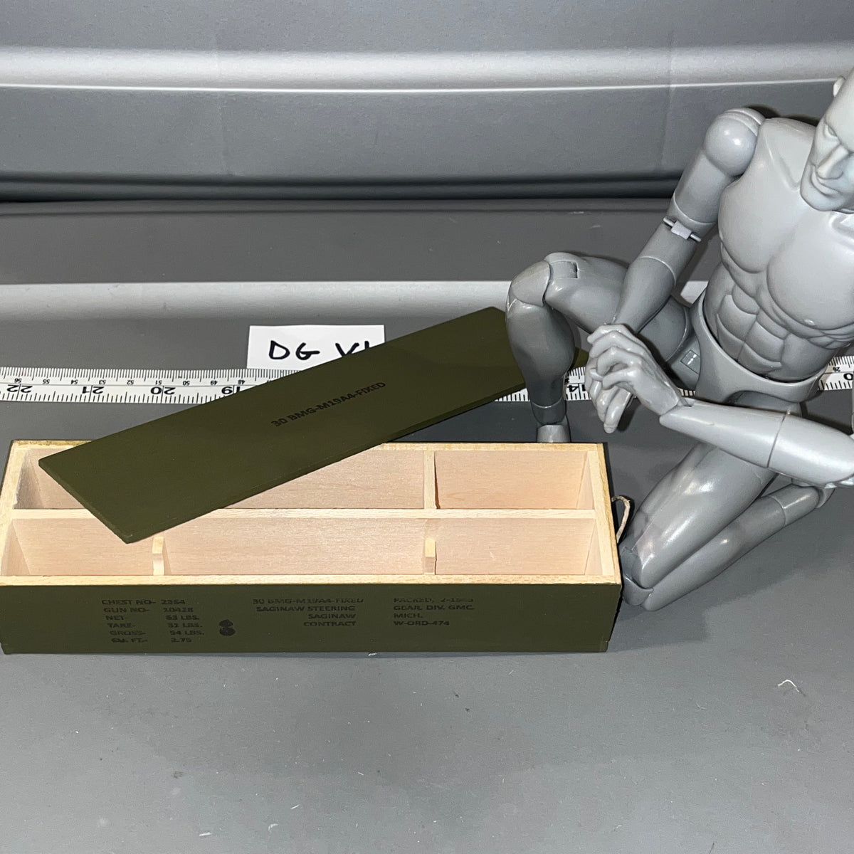 1/6 Scale WWII US .30 Caliber Machine Gun Crate – Zhukov's Attic